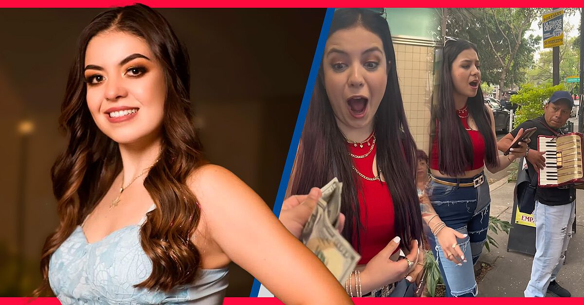 Janeth Valenzuela canta con músico de la calle y lo sorprende con 100 ...