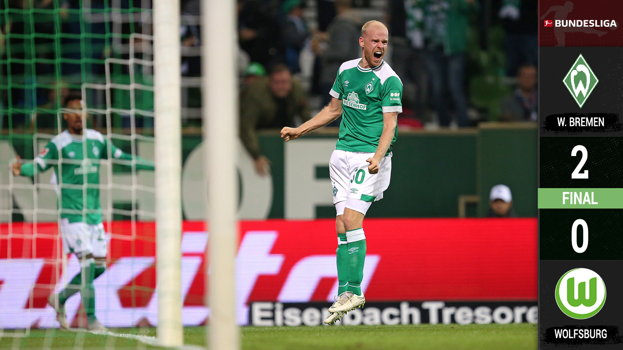 Werder Bremen derrotó al Wolfsburgo y es co-líder en Alemania | TUDN ...