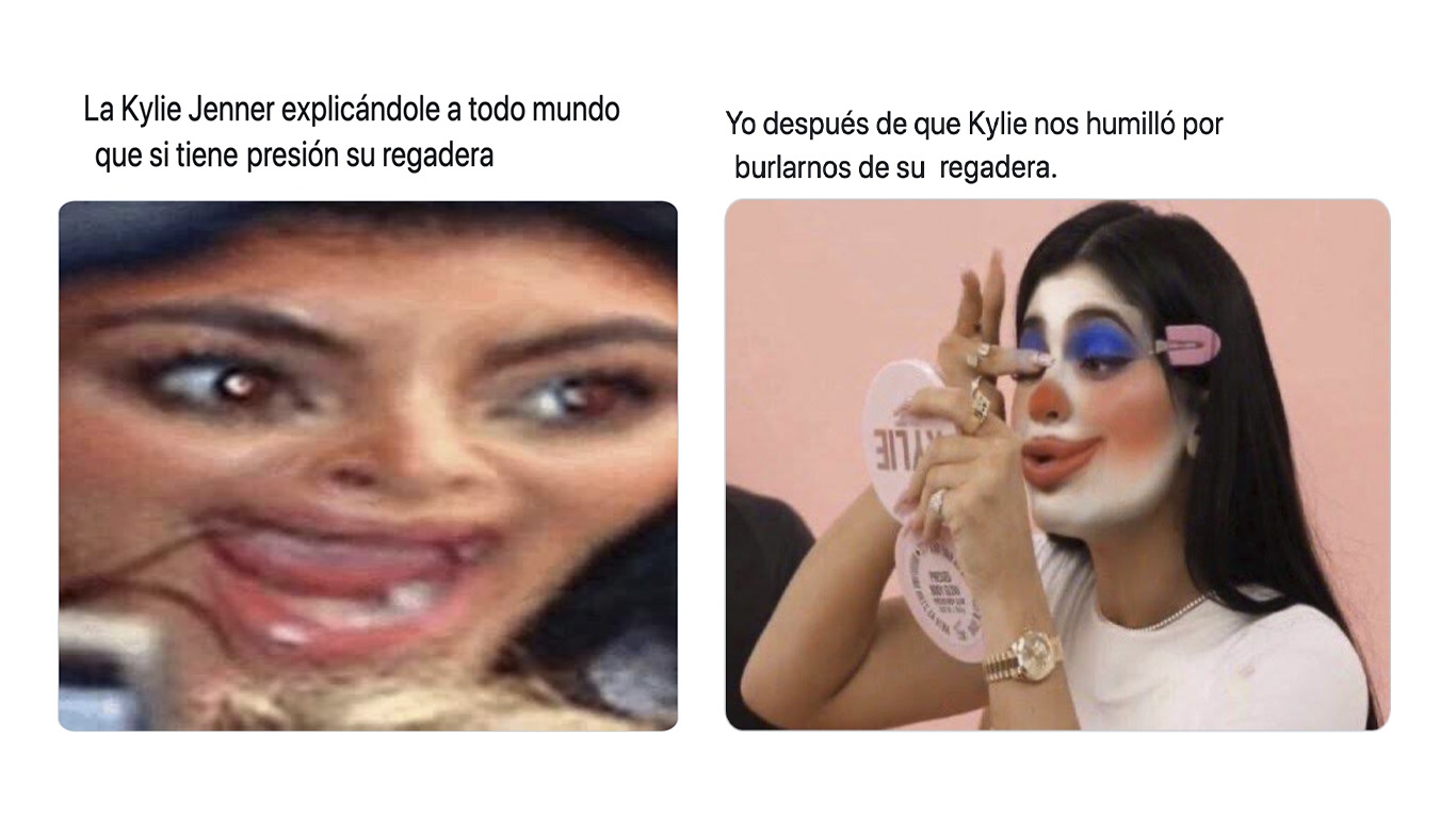 Kylie Jenner defendió su regadera gigante de las burlas y el Internet ...