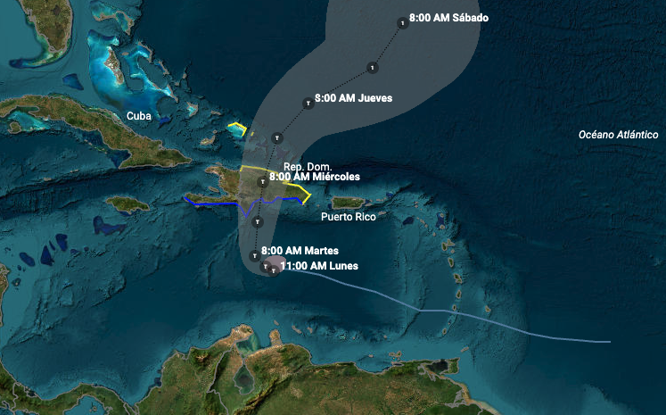 Tormenta tropical Franklin amenaza a República Dominicana y Haití | Noticias Univision ...