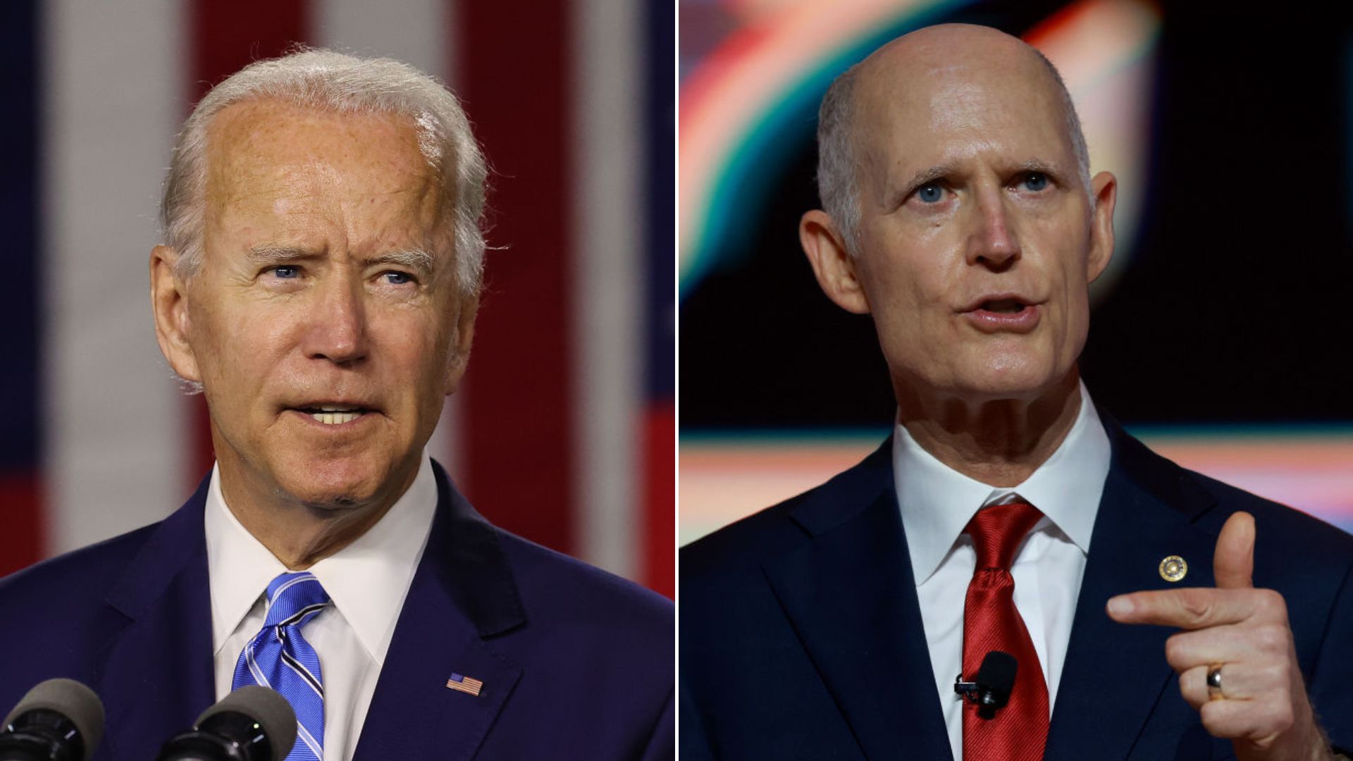 El senador Rick Scott señala el hecho de que Joe Biden haya politizado el sistema de justicia ...