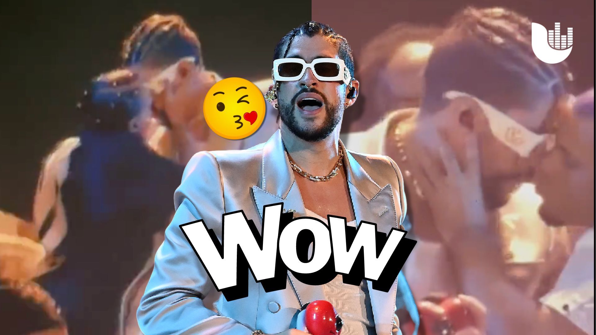 El polémico beso de Bad Bunny con un bailarín durante los MTV VMA's 2022 | Estaciones de Radio ...