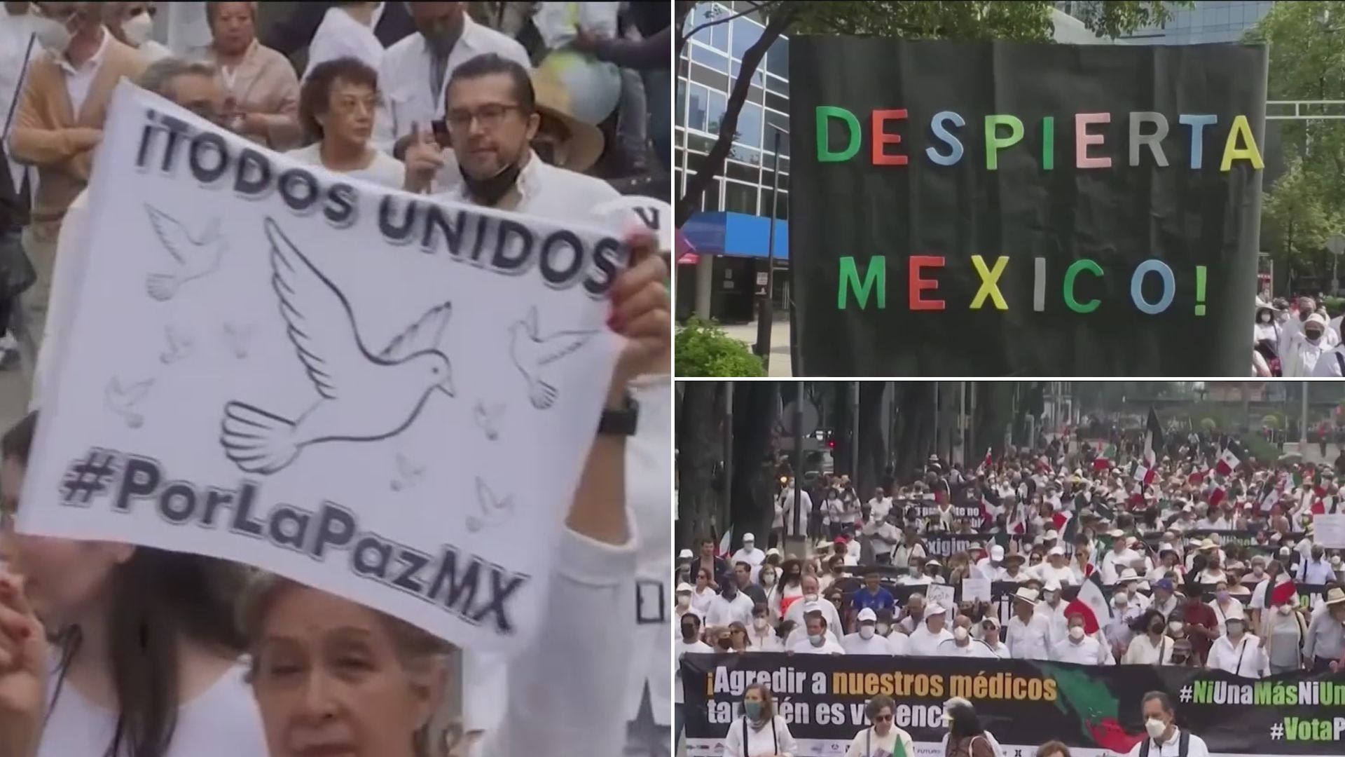 Miles De Personas Se Unieron En Protestas En Las Calles De México En