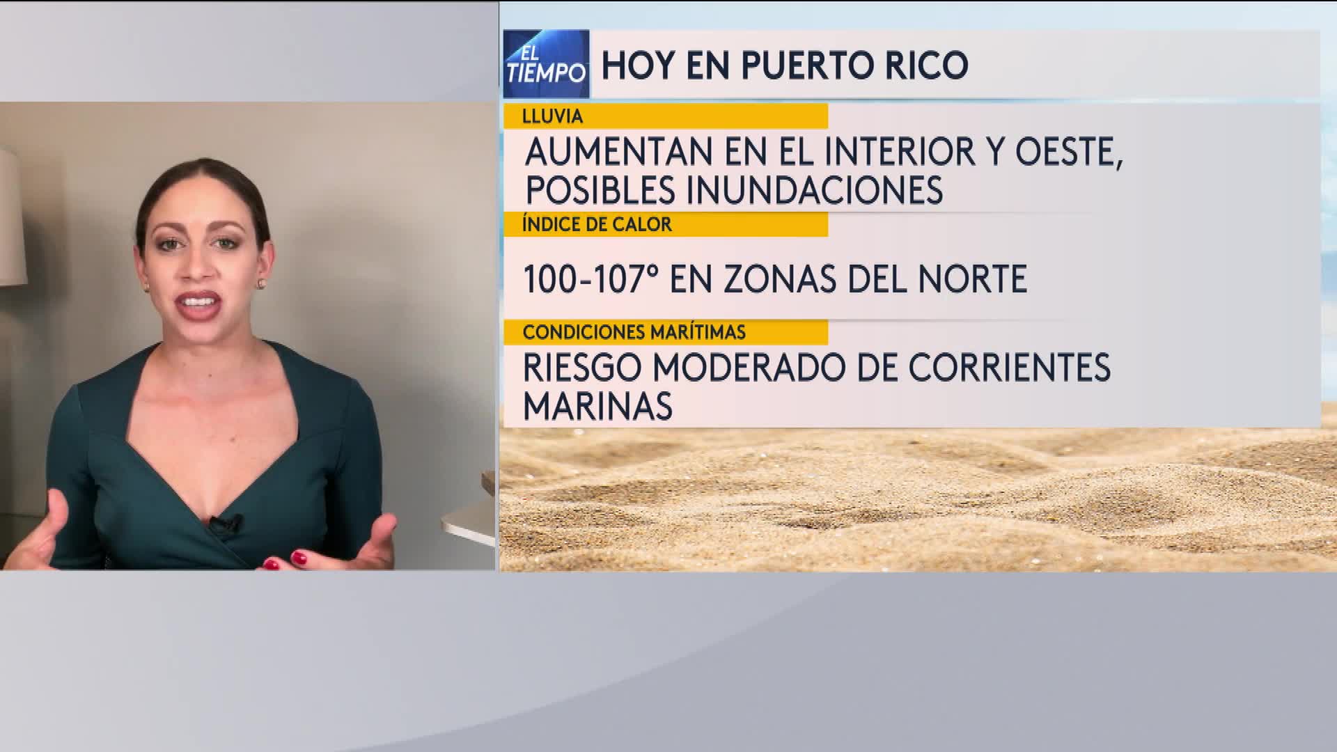 Aumenta el riesgo de lluvias para el oeste de Puerto Rico | Video | Univision Puerto Rico WLII ...