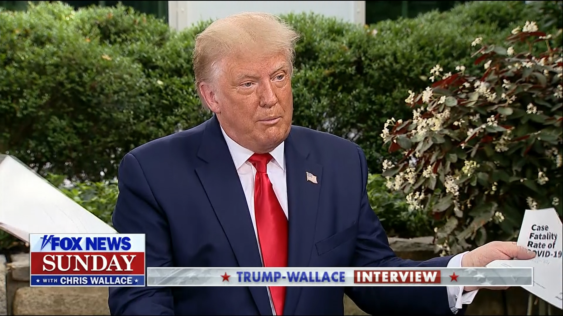 En video: La discusión entre Trump y un periodista de Fox por la tasa ...