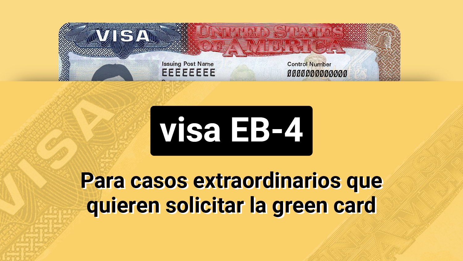 Visa EB-4: casos extraordinarios que quieren solicitar la green card ...