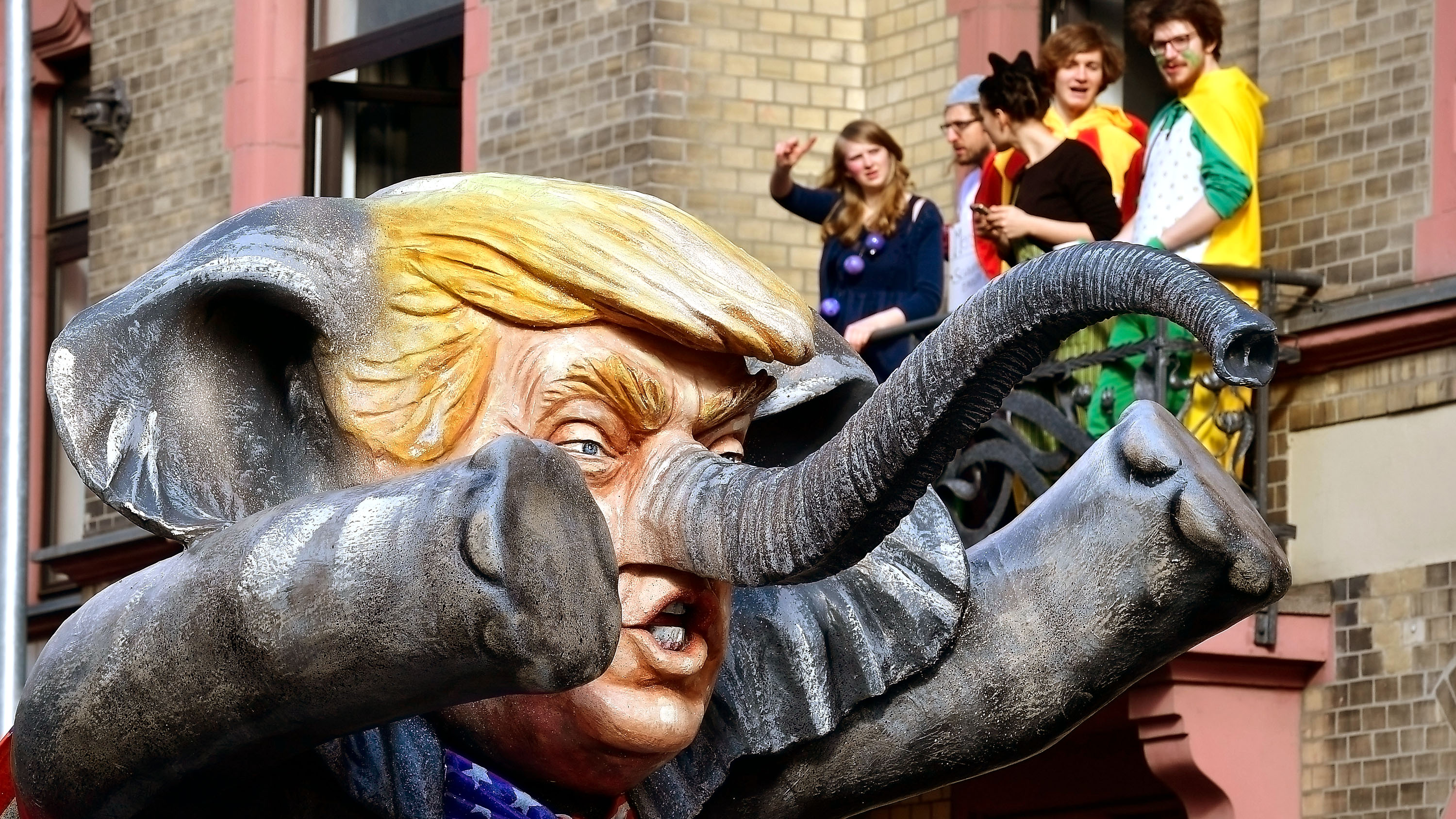 La imagen de Donald Trump protagoniza los carnavales alrededor del ...
