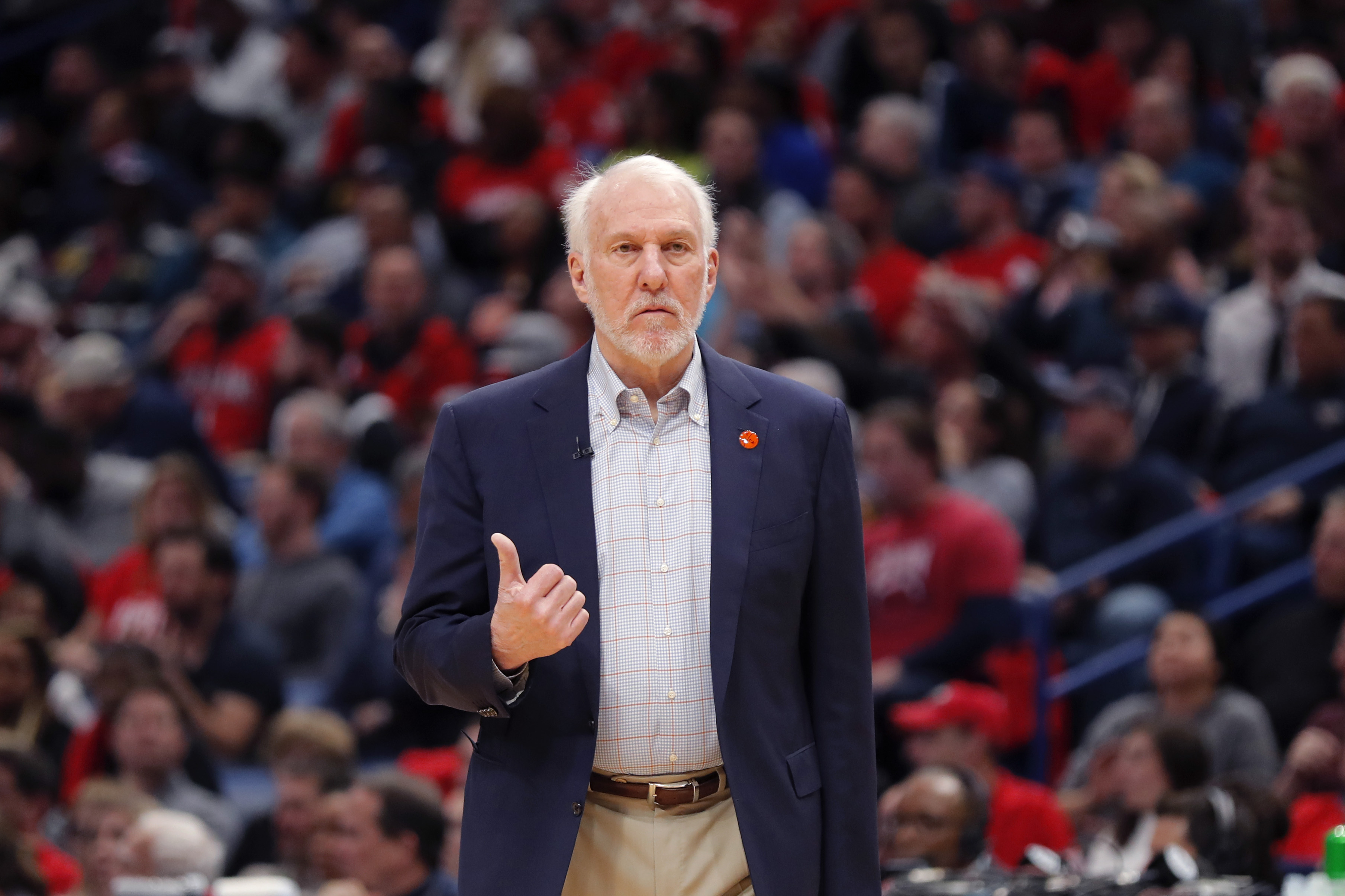 Gregg Popovic, sin miedo a estar en la burbuja pese a sus 71 años ...