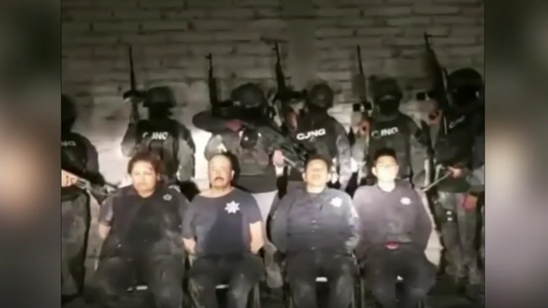 Cártel de Jalisco Nueva Generación difunde video de cuatro policías ...