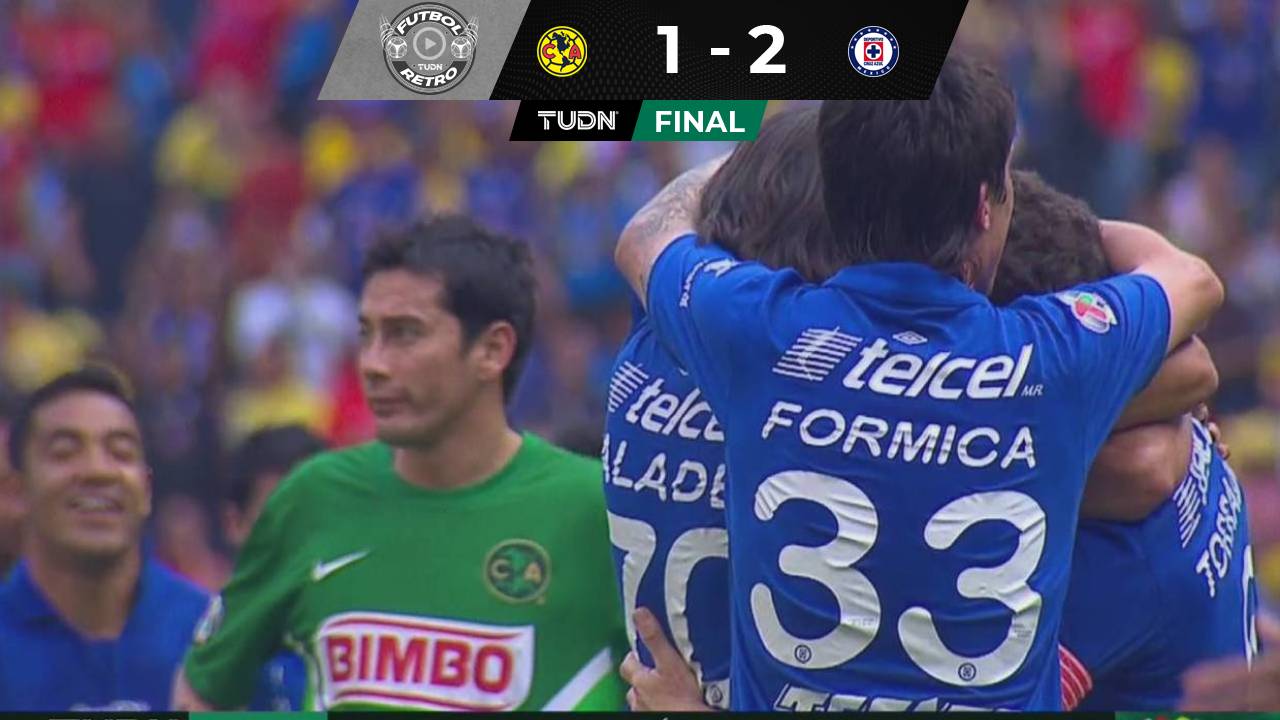 El día que Cruz Azul le ganó a un América vestido de verde | TUDN ...
