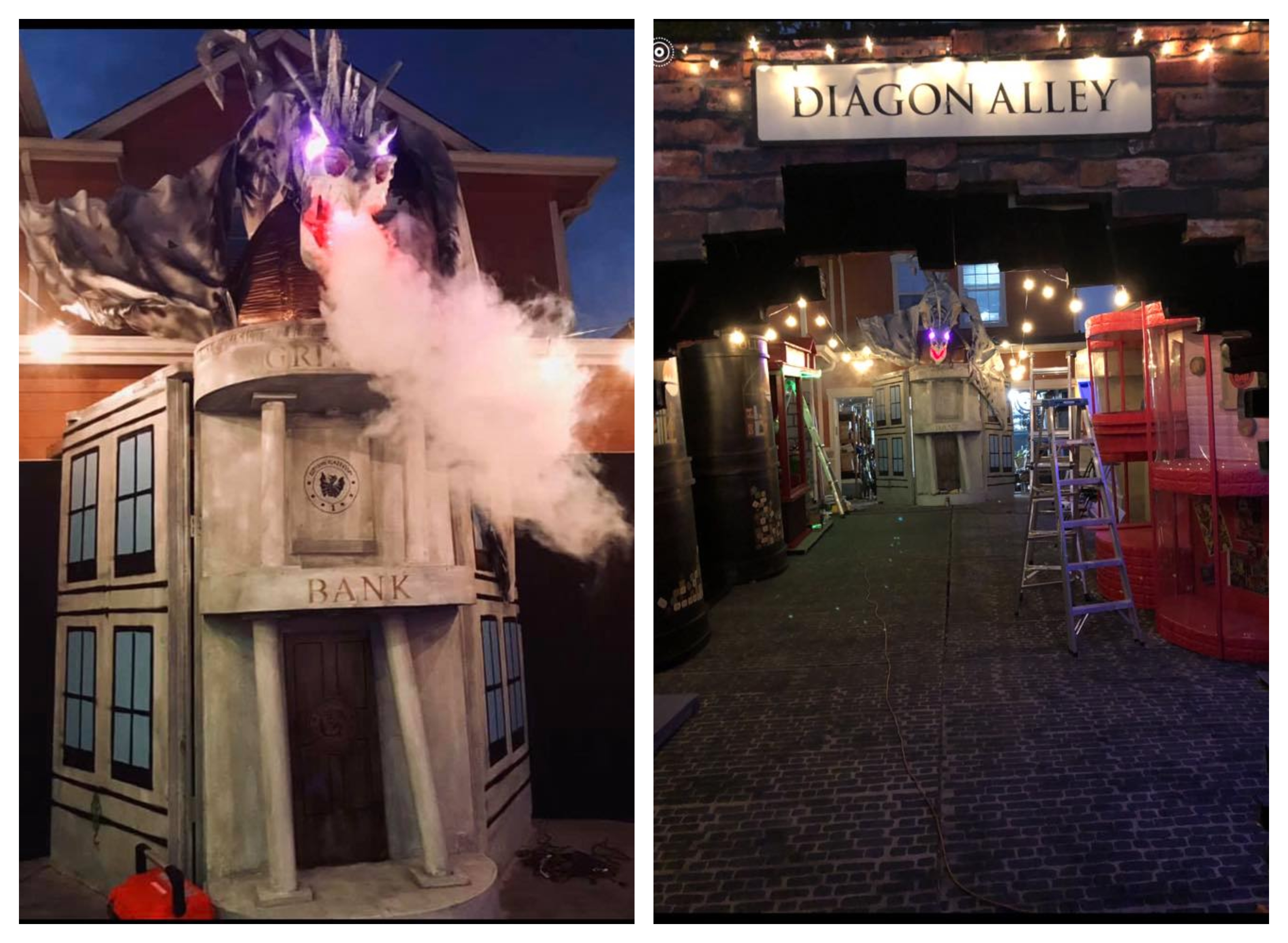 Esta casa en Austin se convierte en el famoso Diagon Alley de Harry ...