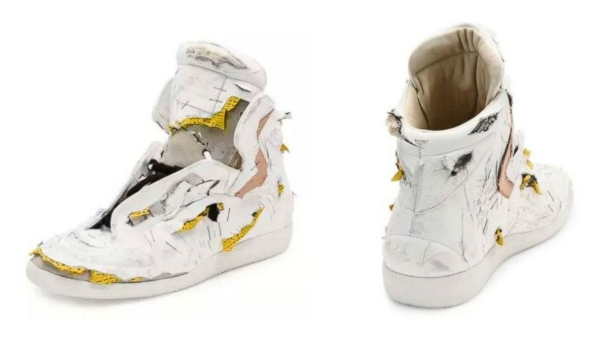 ¿Comprarías unos tenis sucios y rotos por 1,425 dólares? | Shows ...