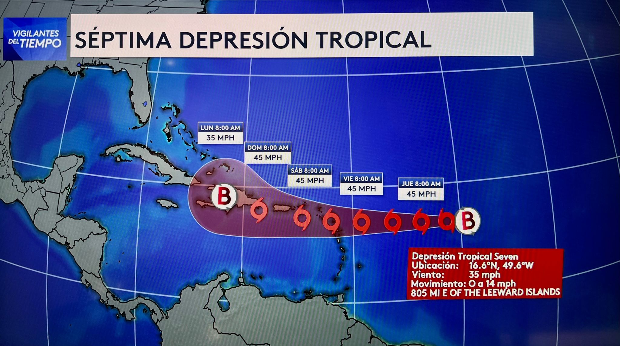 Caen intensas lluvias y se formó la depresión tropical 7 en el ...