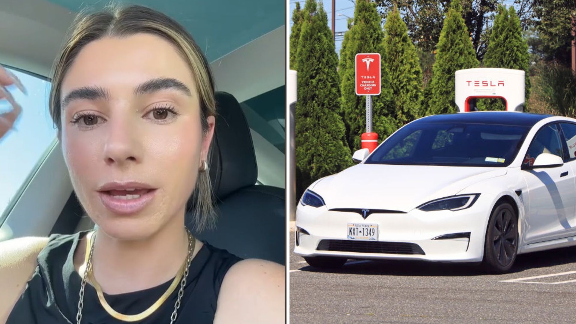 Joven actualiza su Tesla y queda atrapada dentro a 40 grados ...