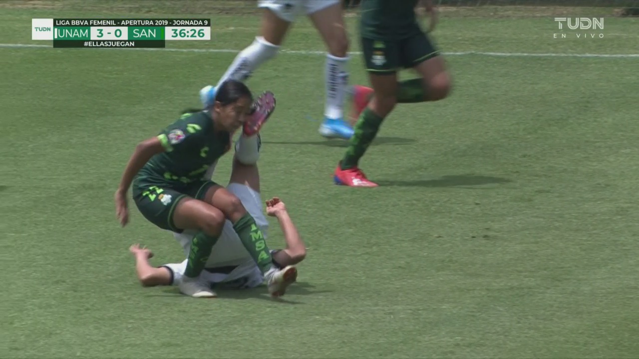 Patada karateca de Daniela Sánchez y Pumas se queda con 10 | Deportes ...