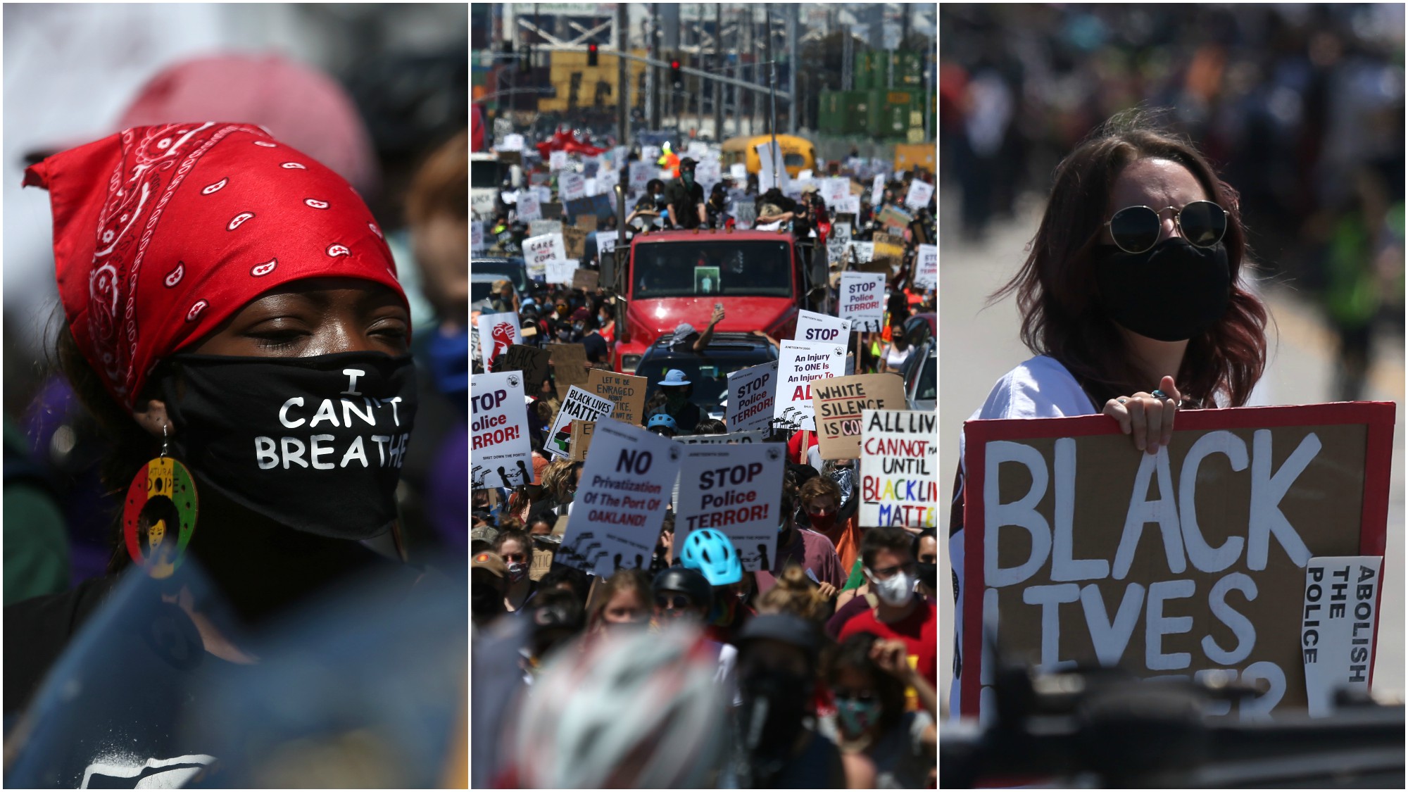 'Juneteenth' y la lucha contra el racismo: miles en Oakland alzan la ...