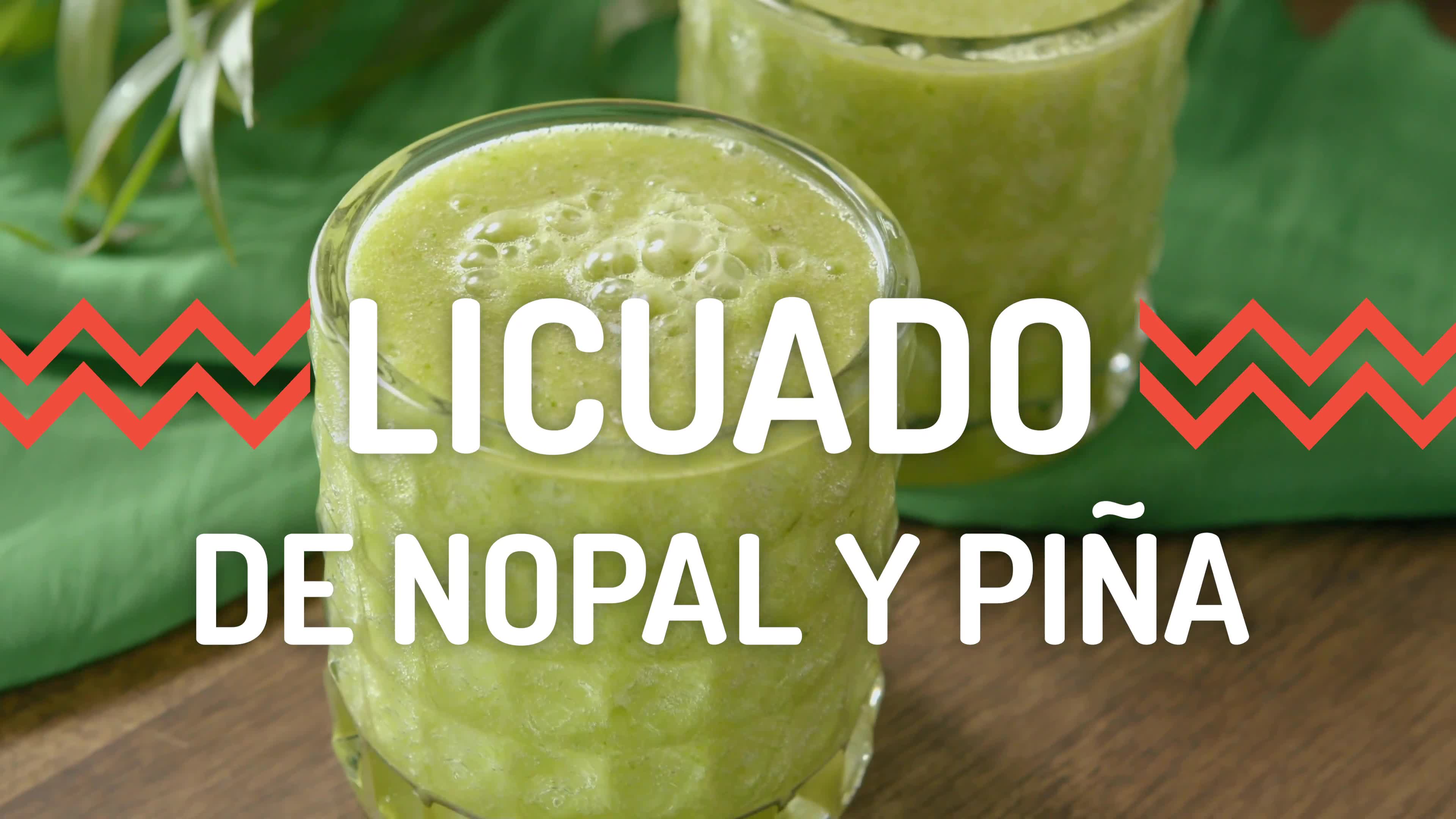 Licuado de nopal y piña | Delicioso | Univision