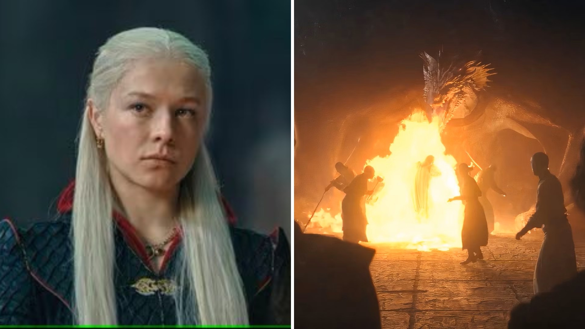 'House of the Dragon': Así se grabó la escena en donde Seasmoke quema a Ser Steffon: usaron ...