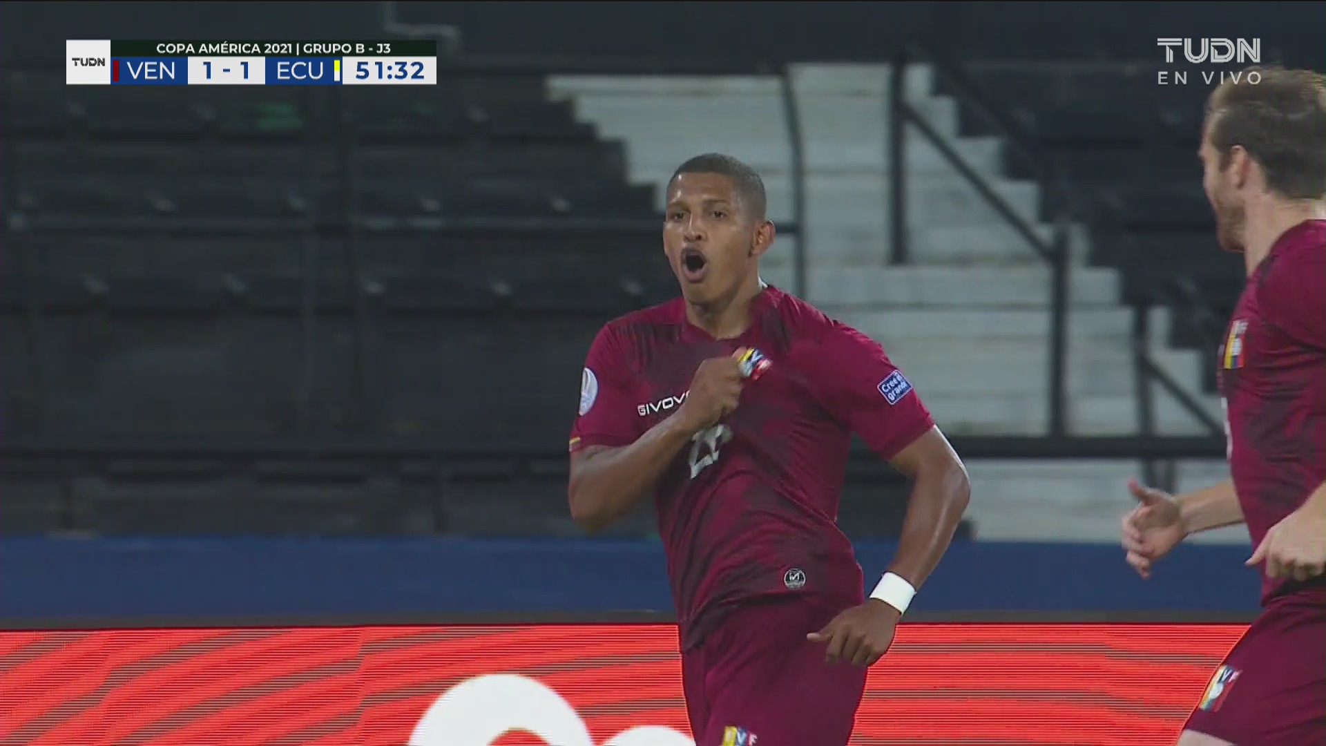 ¡Llega el empate! Edson Castillo pone el 1-1 de Venezuela con un ...