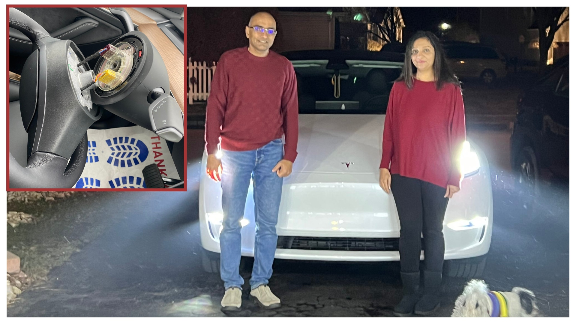 Hombre de Nueva Jersey dice que el timón de su Tesla se cayó cuando ...