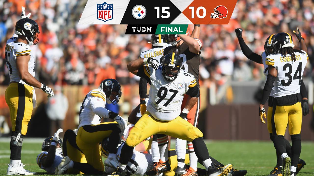 NFL Pittsburgh Steelers 15-10 Cleveland Browns: Jugadas, touchdowns y ...
