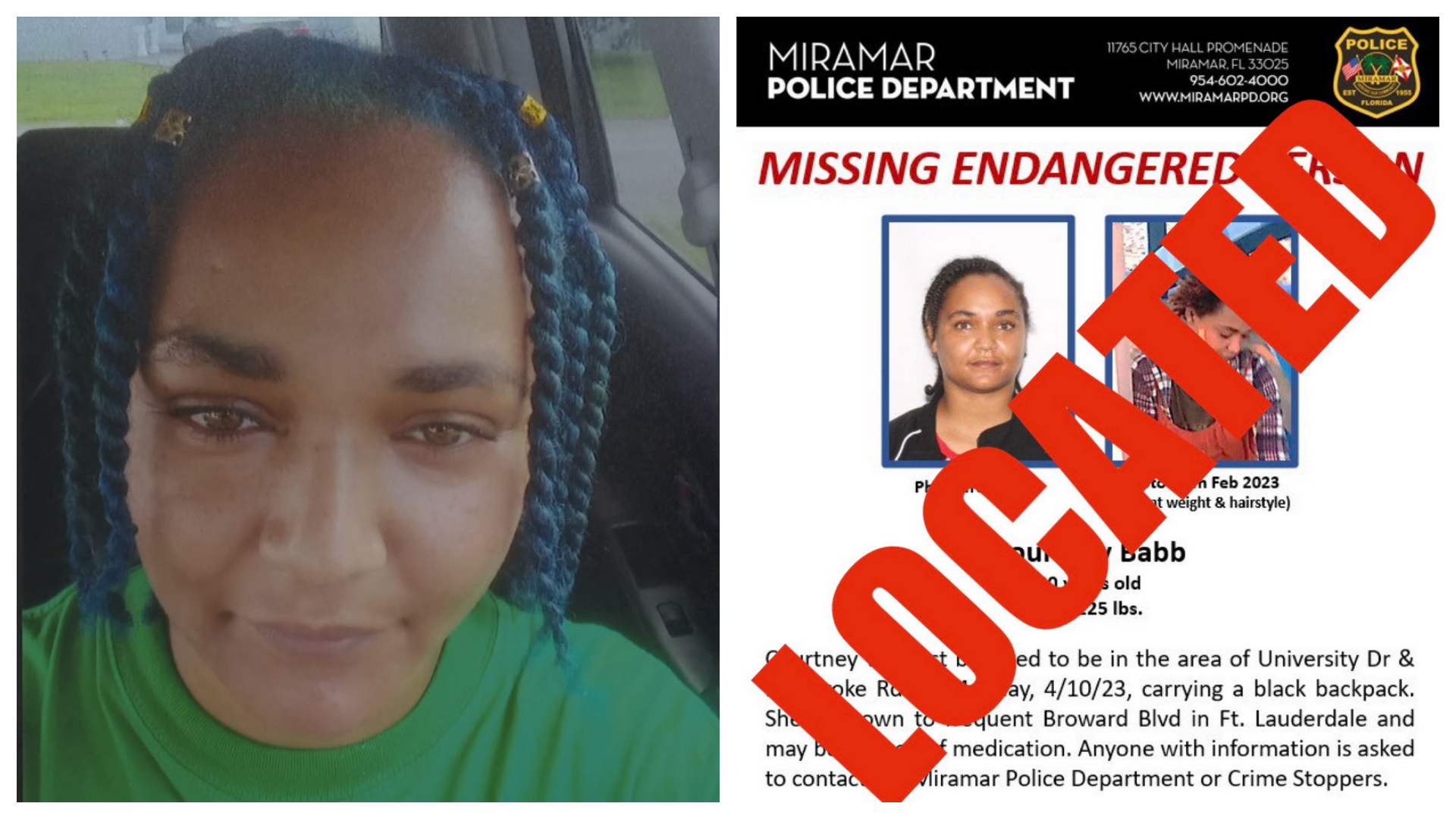 Hallan Courtney Babb de 30 años que había desaparecido hace más de un ...