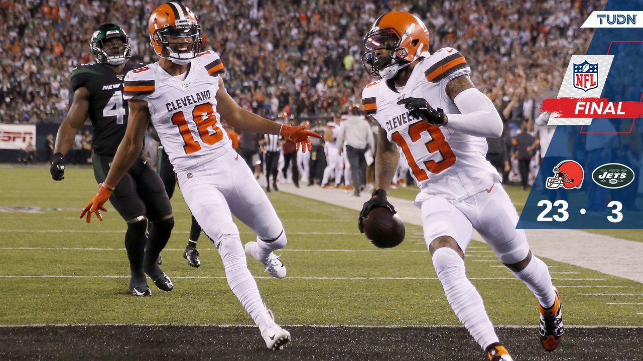 Cleveland luce sólido ante los Jets y capturan su primer triunfo ...