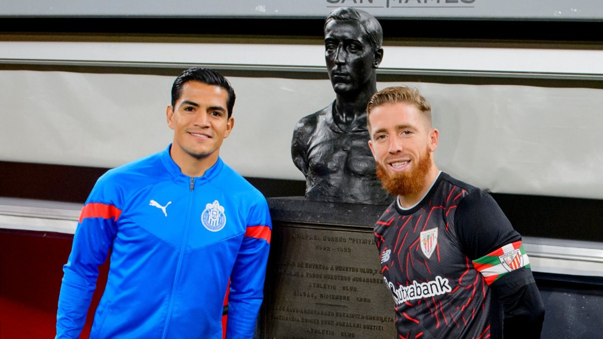 ¡Conmovedor! Chivas rindió homenaje a Pichichi en San Mamés | Deportes ...