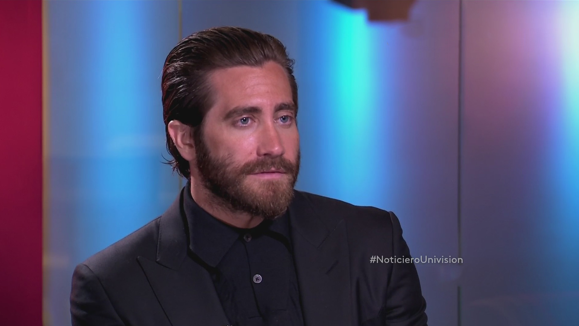 El actor Jake Gyllenhaal en Al Punto con Jorge Ramos | Shows Al Punto ...