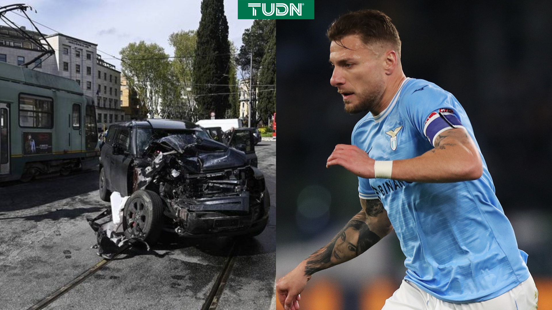 Ciro Immobile tiene accidente de coche y sufre fractura de una costilla ...