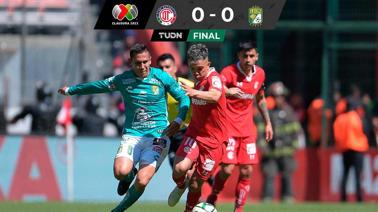 Toluca empata al estamparse contra la resistencia de un León mermado en ...