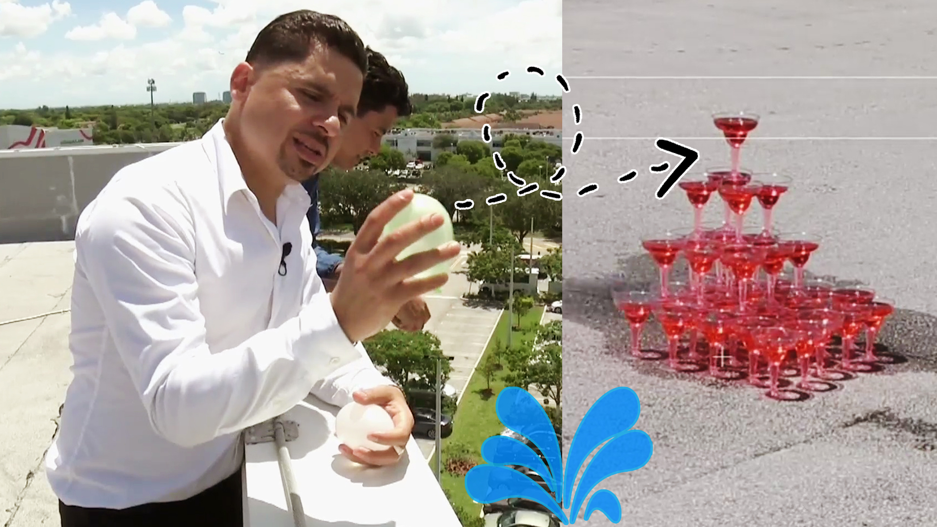 Larry Hernández le demostró a Orlando Segura su (casi) buena puntería ...