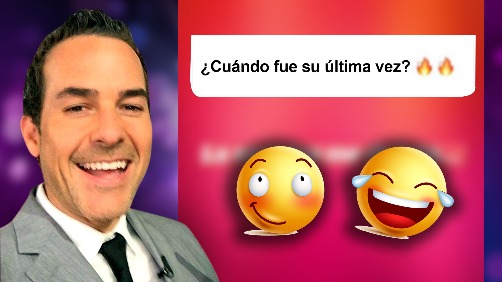 A Carlos Calderón le preguntan "¿cuándo fue su última vez?" y esta es ...