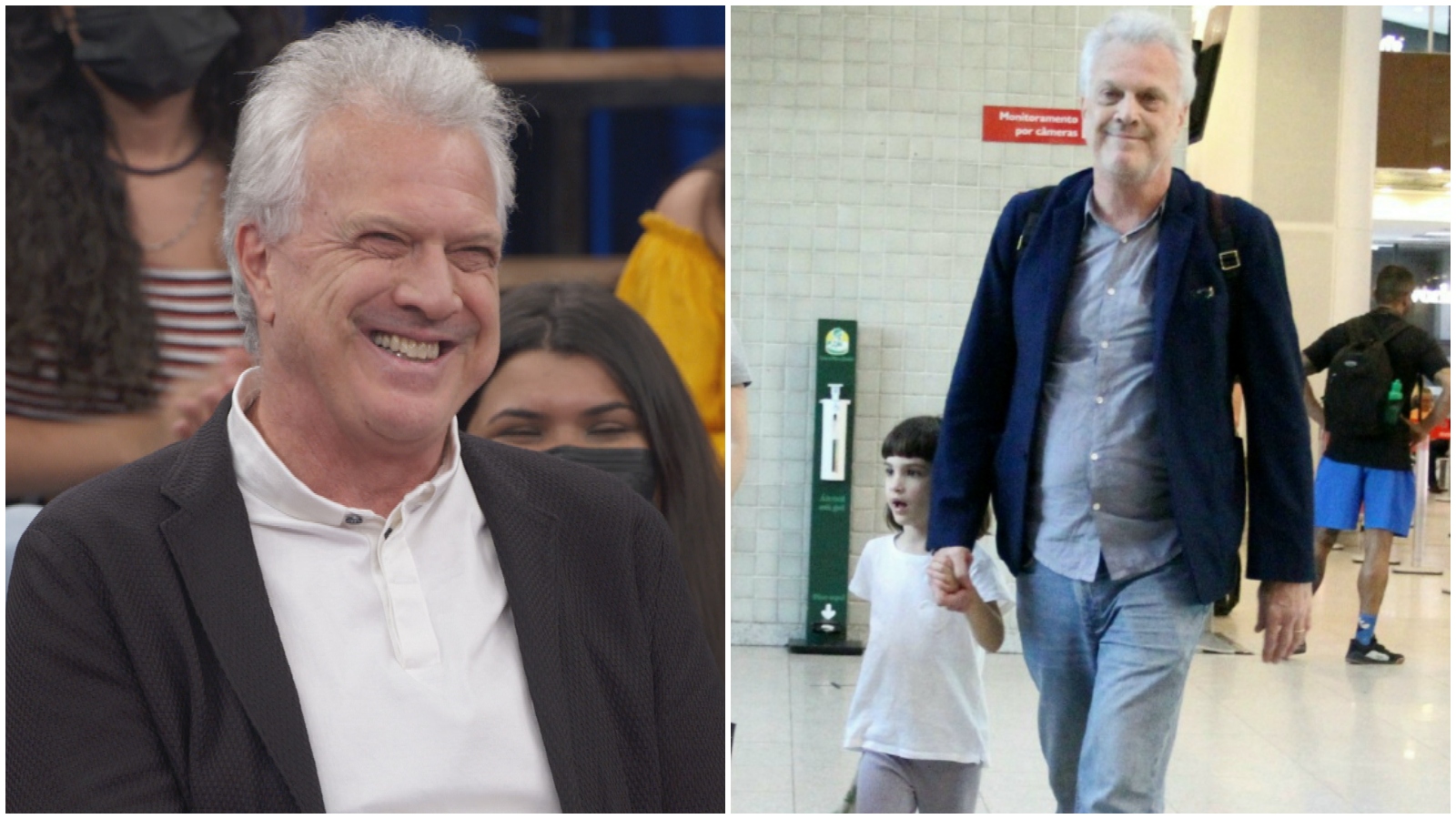 Pedro Bial faz aparição rara com Laura e Dora, suas filhas mais novas ...