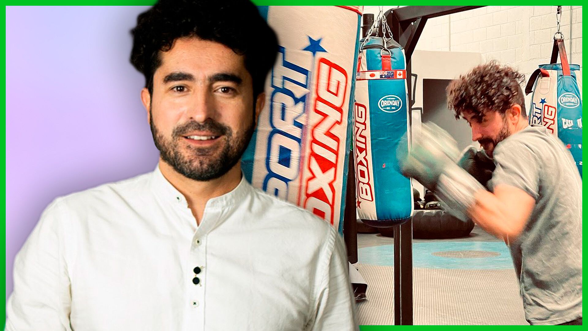 40 y 20: El Borre se metió a clases de box y decepciona a su entrenadora | Shows Videos ...