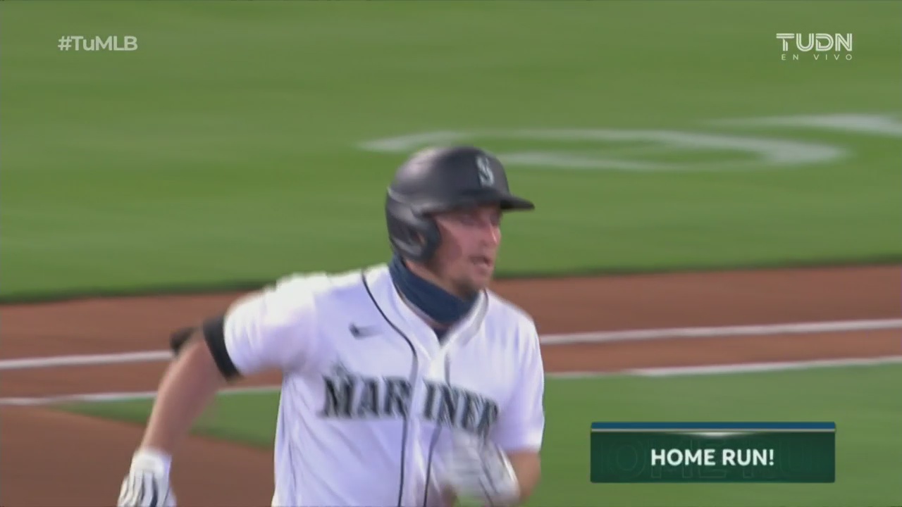 ¡El sello de la casa! Seager revienta la pelota para jonrón | Deportes ...