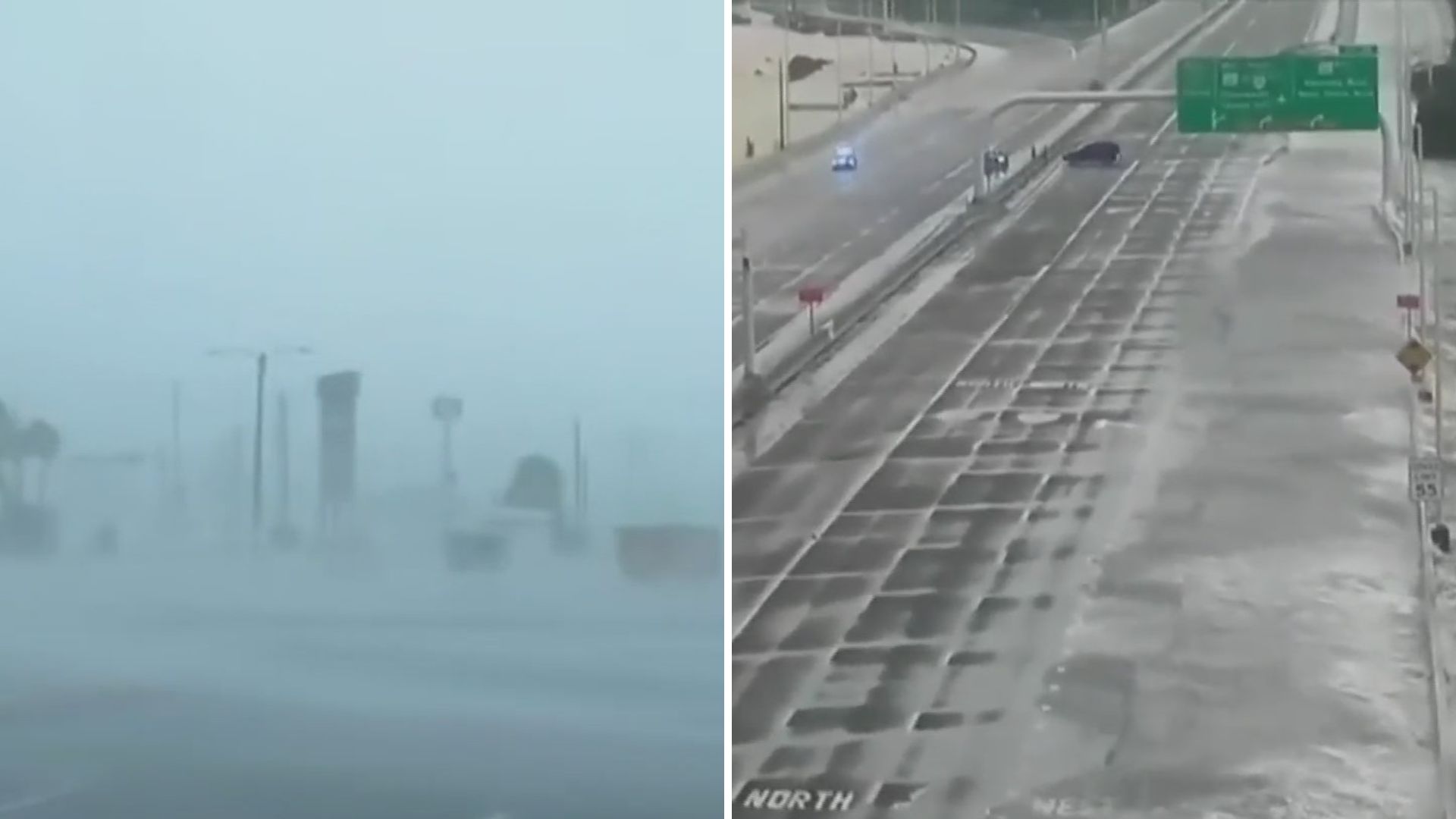 El momento en el que el huracán Idalia toca tierra en Florida | Shows ...