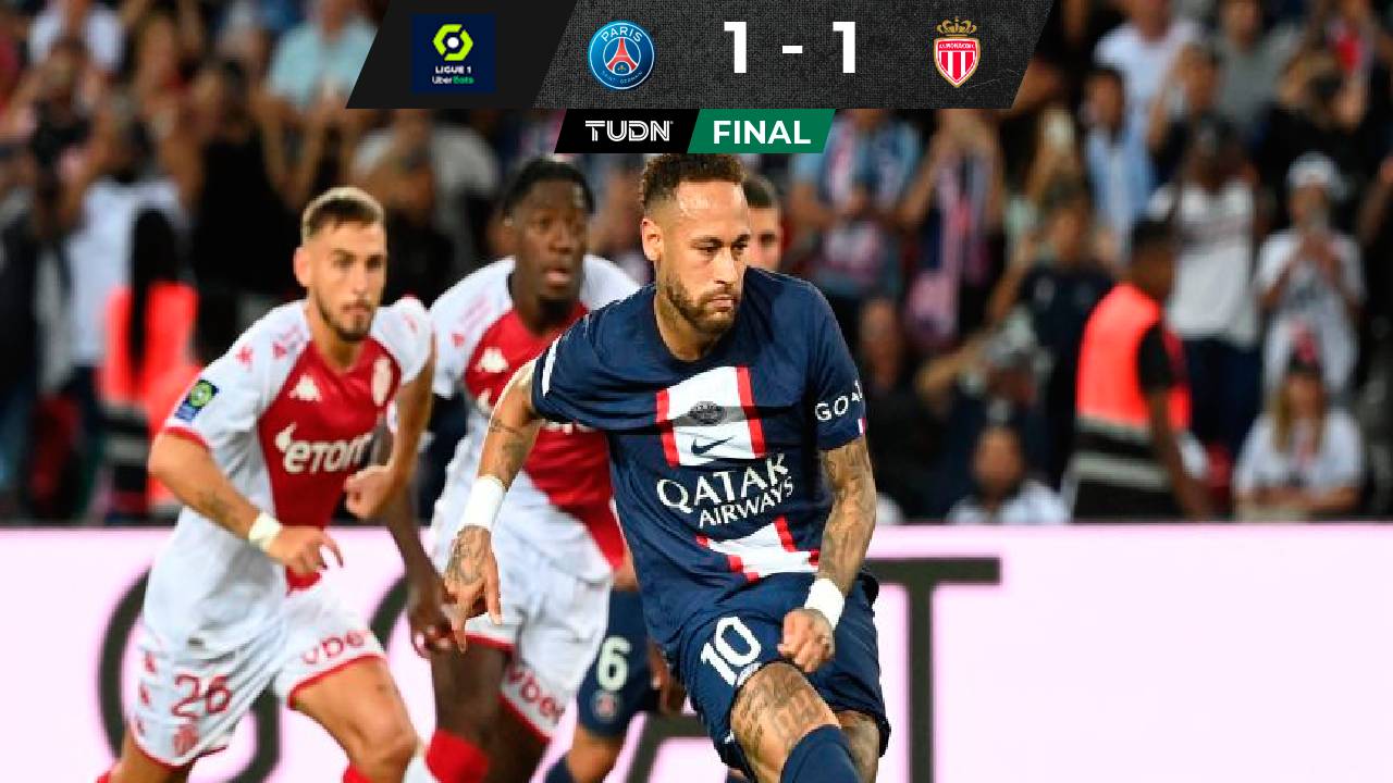 Un penal de Neymar evitó derrota del PSG en casa ante el AS Monaco ...