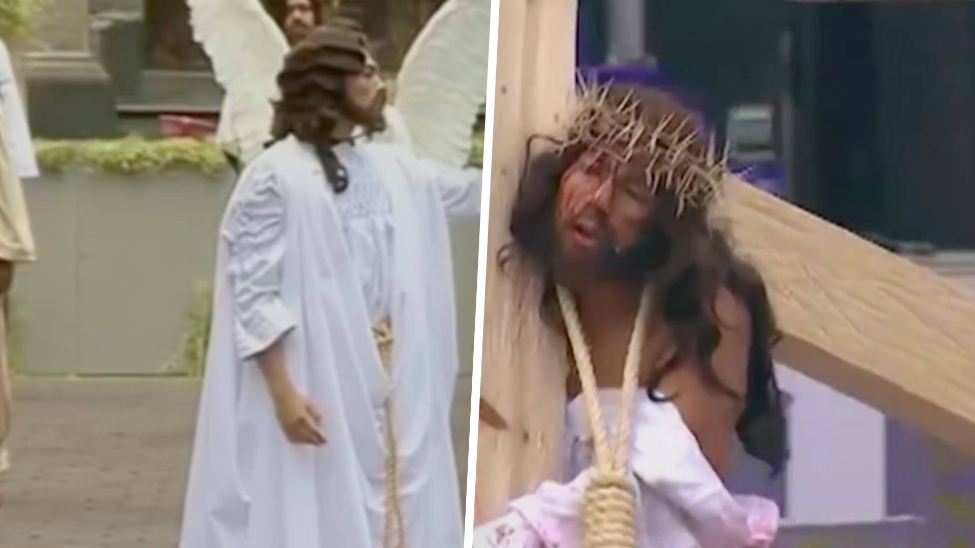 Así fue hecha la cruz de madera para la Pasión de Cristo en Iztapalapa ...