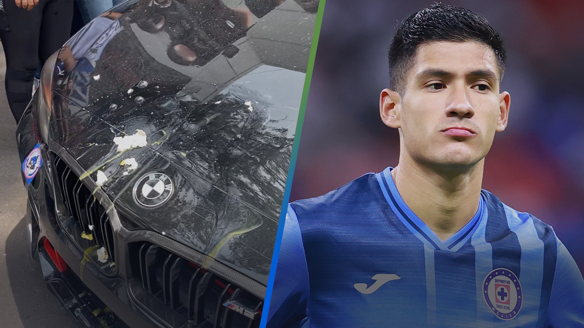 Fanáticos le estrellan huevos al carro de jugador del Cruz Azul, tras ...