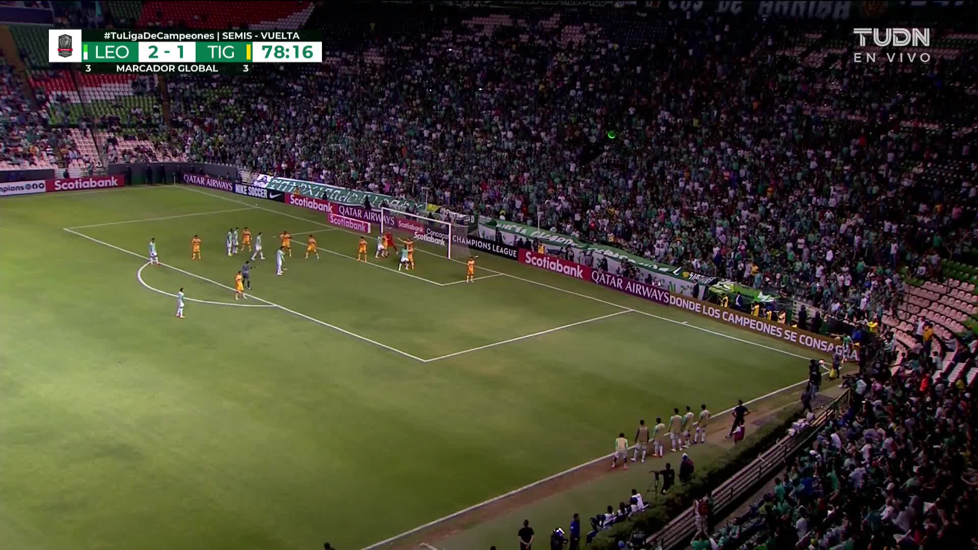 ¡GOL! anota para León. Adonis Frías | TUDN CONCACAF Champions | TUDN