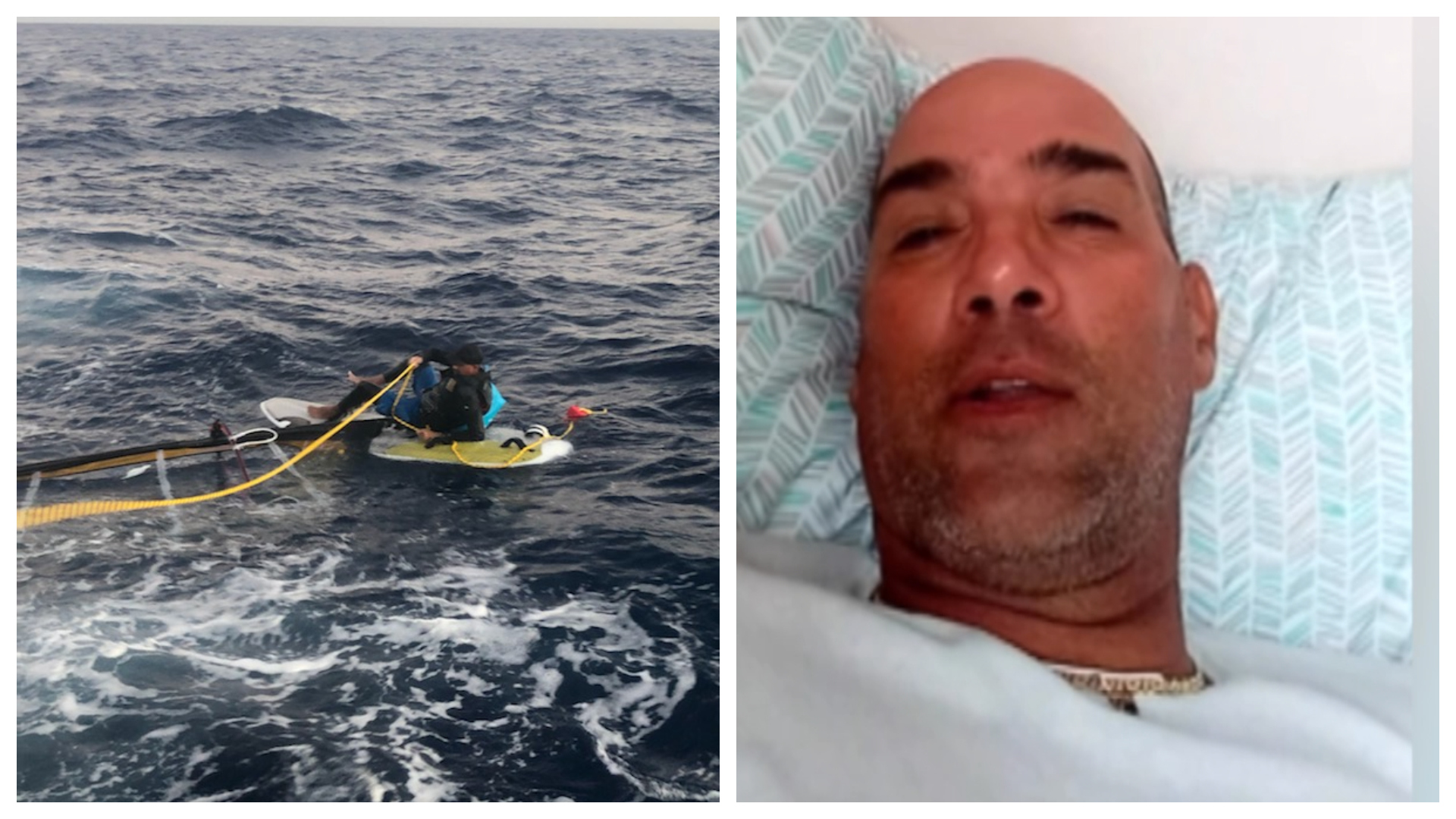 Así fue la travesía del cubano Elián López para llegar en windsurf a ...