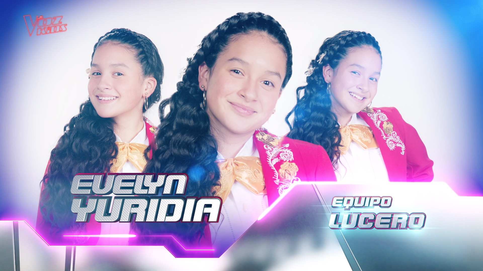 Evelyn Yuridia canta 'Cielo rojo' en la semifinal de La Voz Kids ...