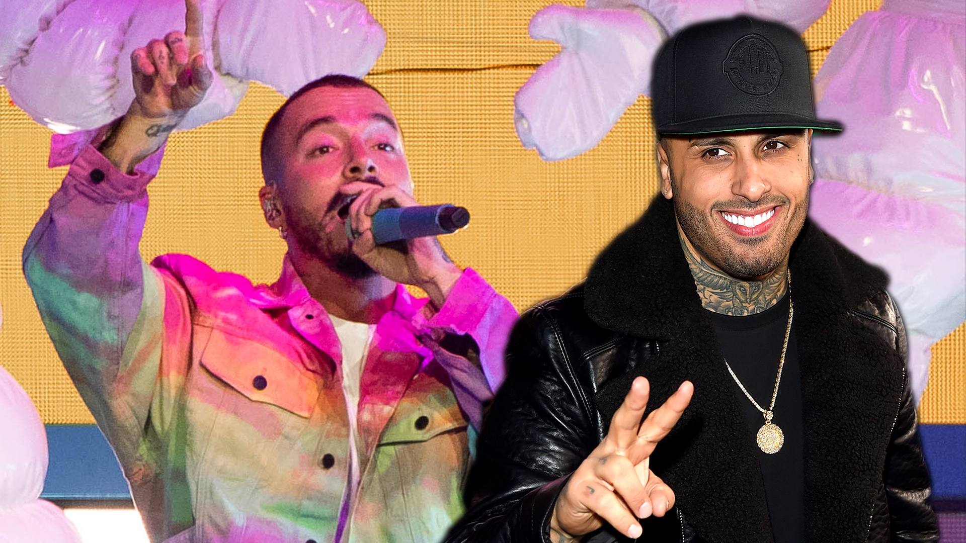 J Balvin le rinde un emotivo homenaje a Nicky Jam en pleno concierto y ...