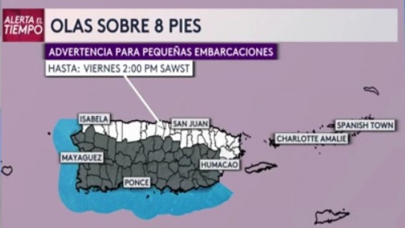 Se prevén fuertes vientos en las zonas costeras de Puerto Rico | Video ...