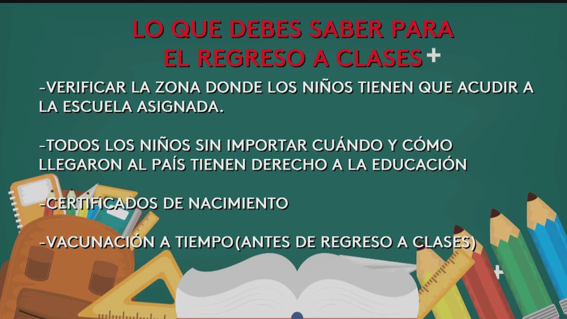 Contigo Regreso a Clases: Recomendaciones para que sus hijos estén preparados para el año ...