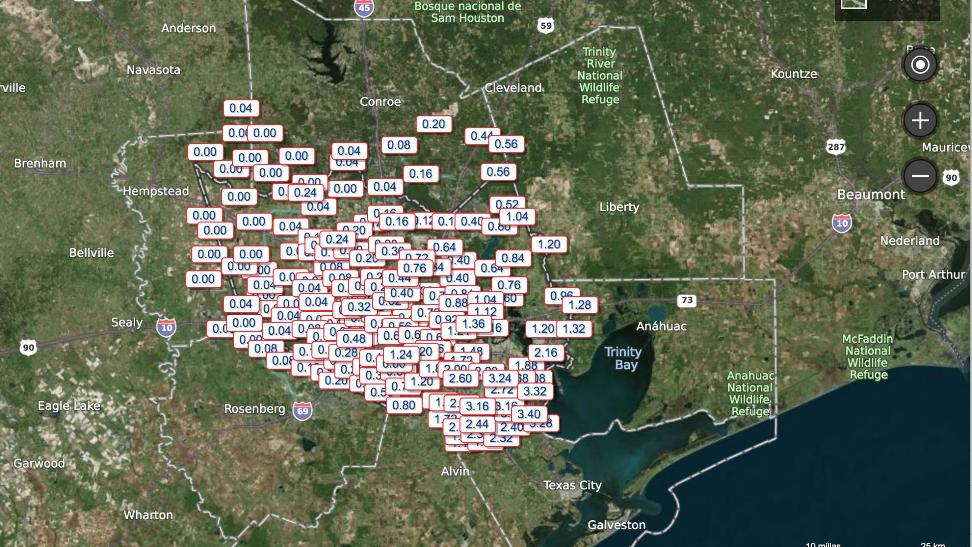 Así funciona el sistema de alerta de inundaciones en el condado Harris ...