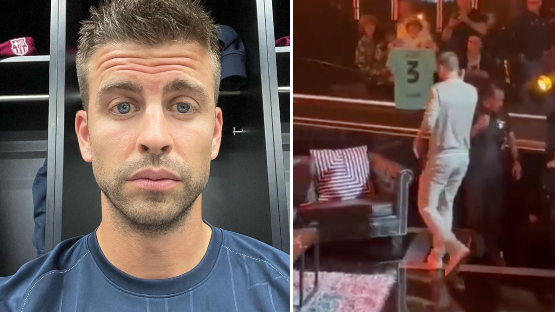 En video: Gerard Piqué sufre aparatosa caída en la presentación de la ...