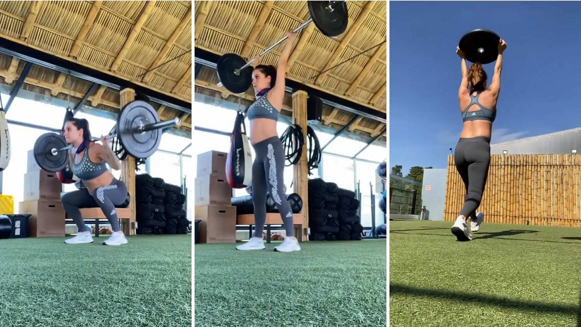 Tania Rincón sorprende cargando pesas a sus cinco meses de embarazo ...