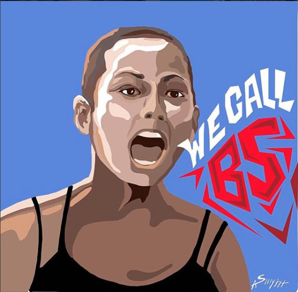 Esta cara, la de Emma González, se convierte en la imagen ícono de la ...